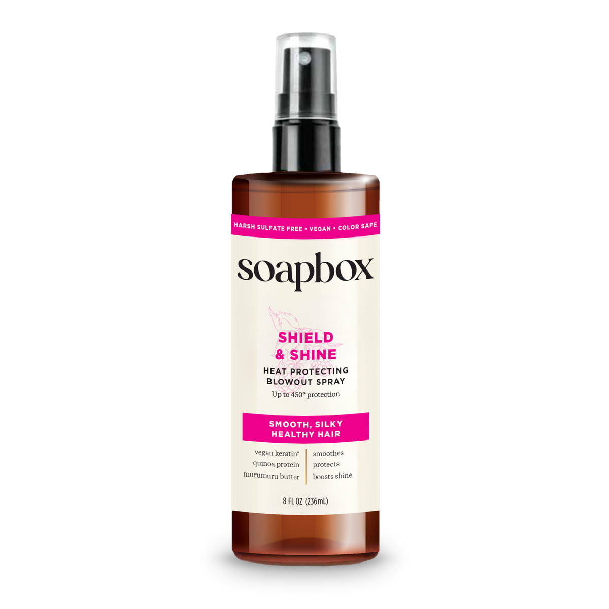 Shield & Shine Heat Protecting Blowout Spray — Soapbox