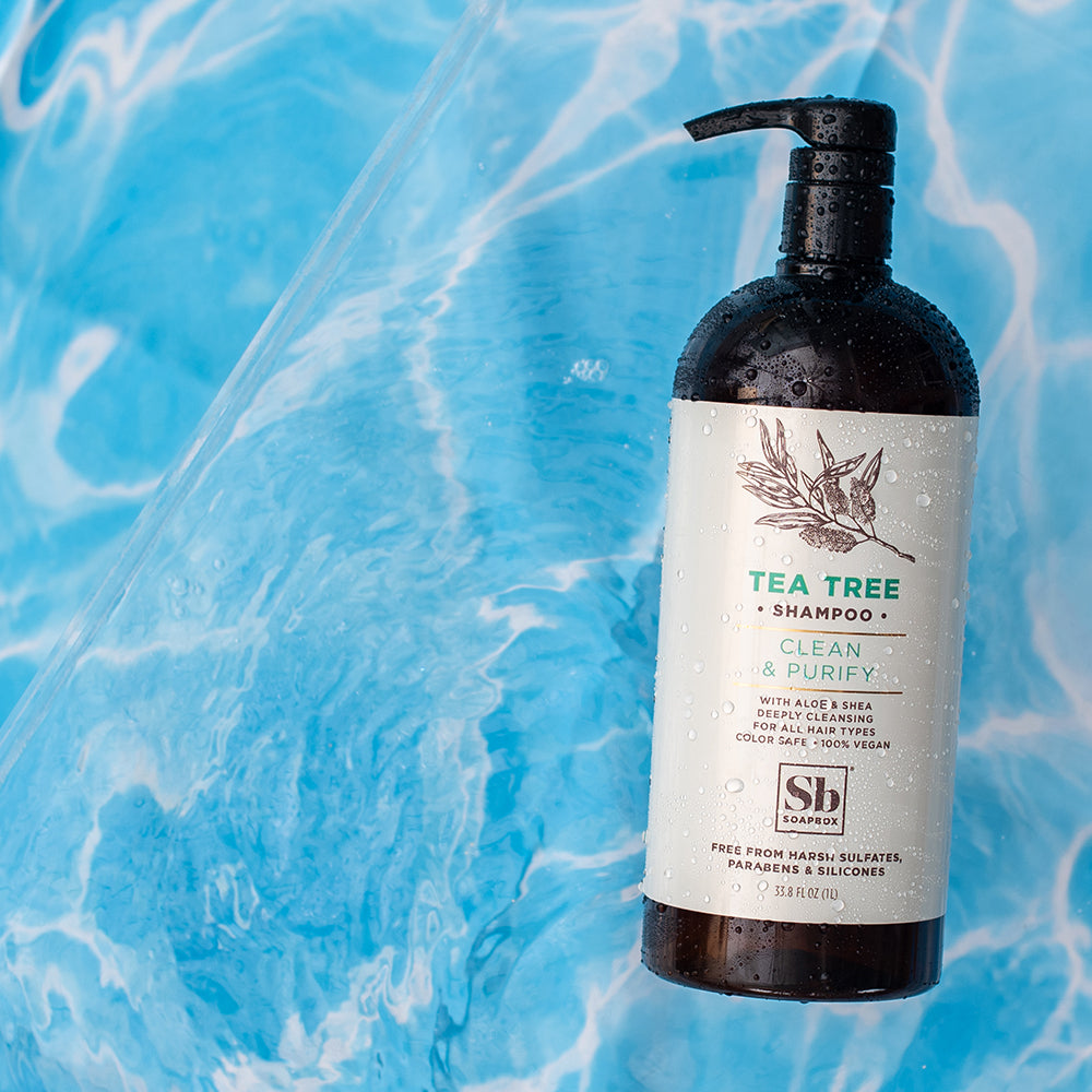 Tea Tree Purifying Shampoo + Conditioner Set - 1 Liter — Soapbox