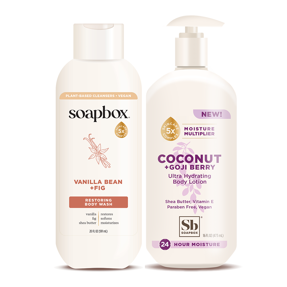 Vanilla Body Wash & Coconut Lotion Duo — Soapbox